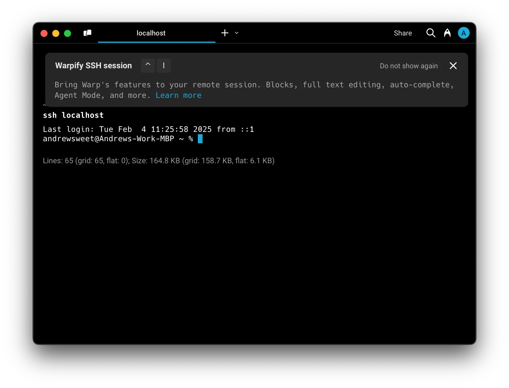 SSH with Warp features | Warp